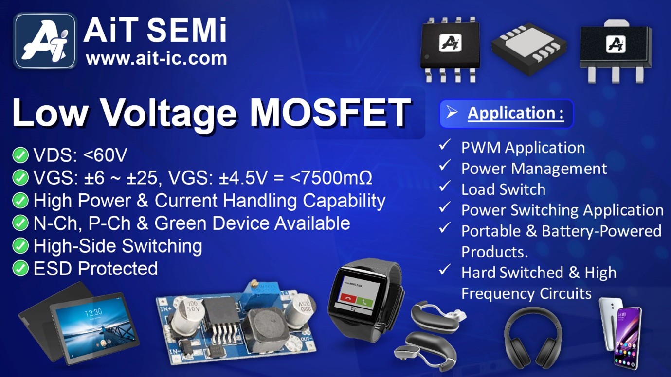 低壓 MOSFET – AiT Semiconductor